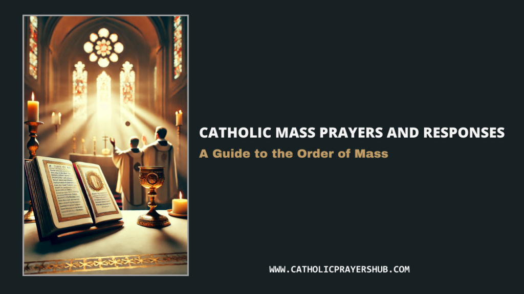 Catholic Mass Prayers and Responses - Catholic Prayers Hub